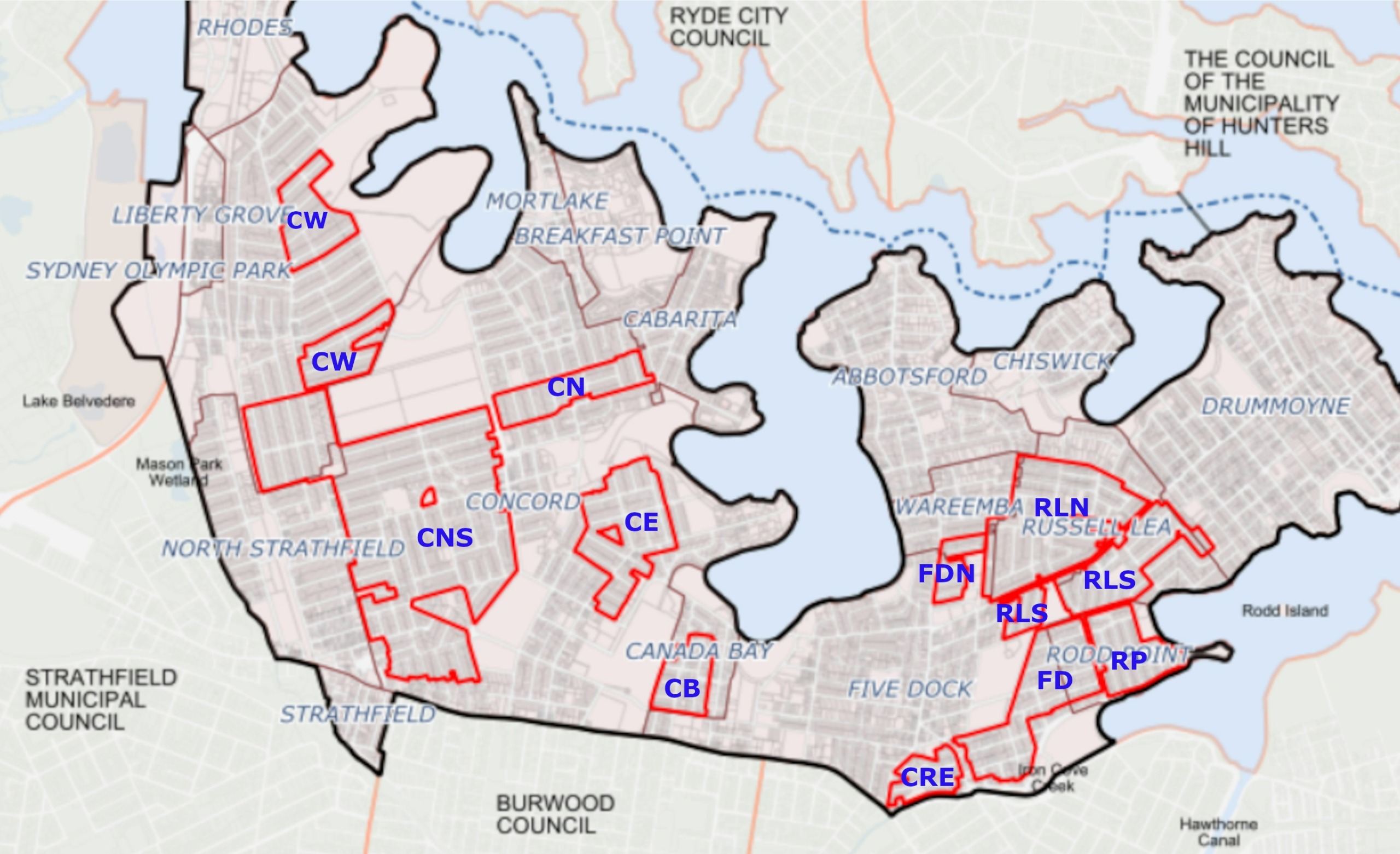 Local Character Areas | Collaborate Canada Bay