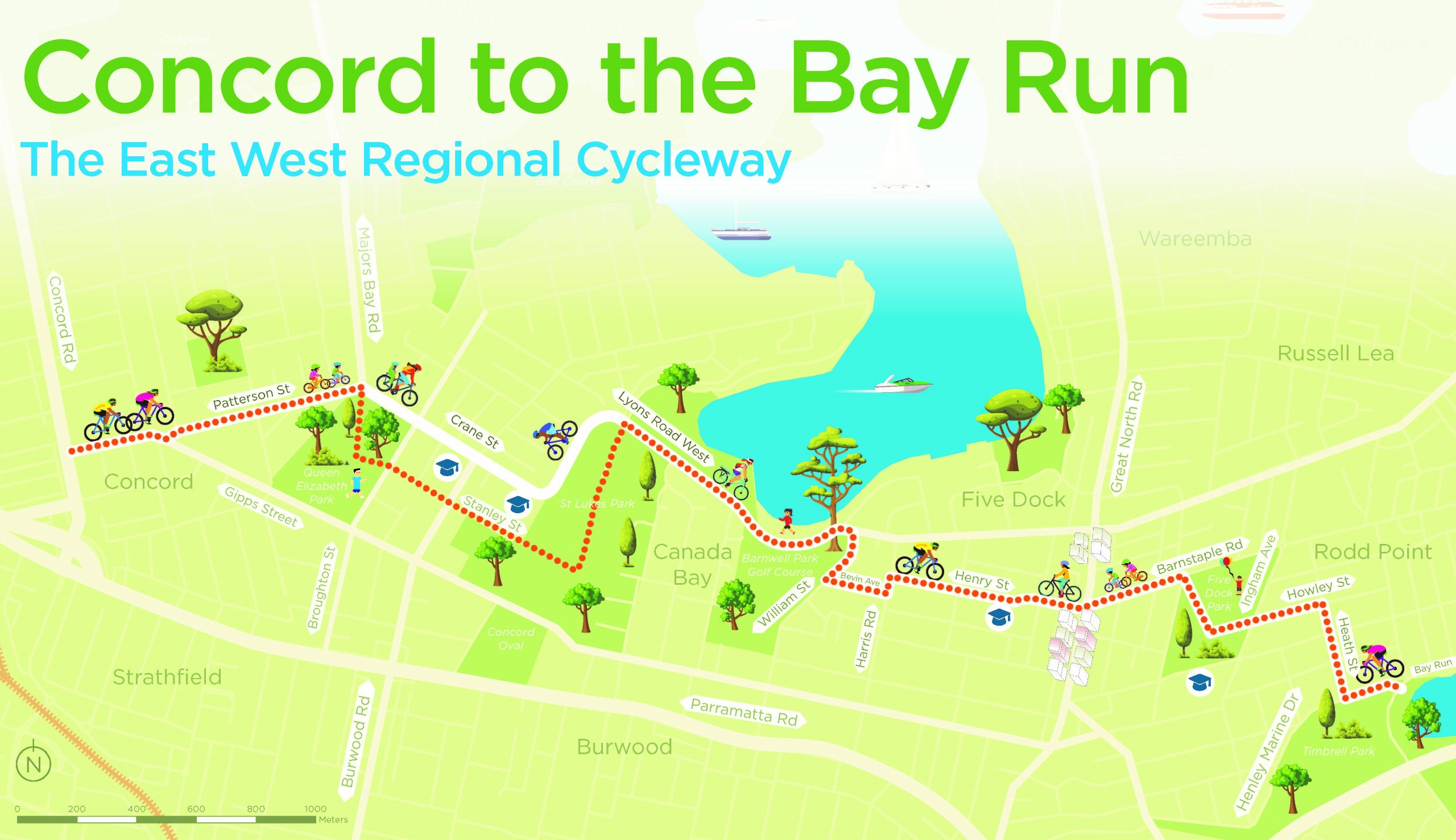 Concord to the Bay Cycleway | Collaborate Canada Bay